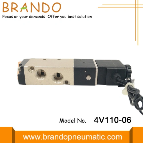 5/2 Way 4V110-06-DC24V 1/8'' Pneumatic Solenoid Valve China Manufacturers Suppliers Factory Exporter